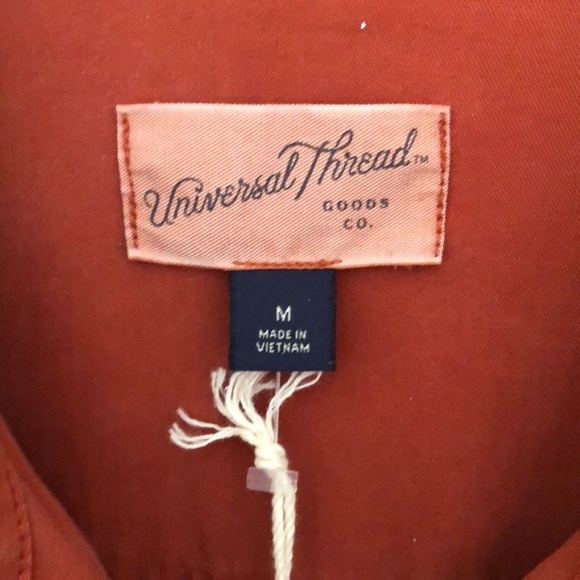 Universal Thread | Tops | Burnt Orange Universal Threads Button Down ...